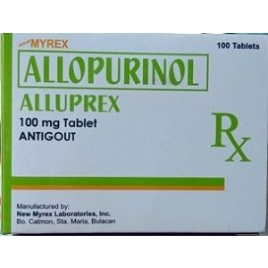 ALLUPREX Allopurinol 100mg Tablet 100's price in the Philippines ...